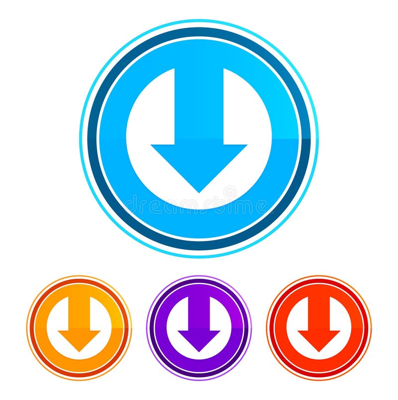 Down Arrow Vector Icon Isolated on Transparent Background, Down Arrow Logo Design Stock Vector ...