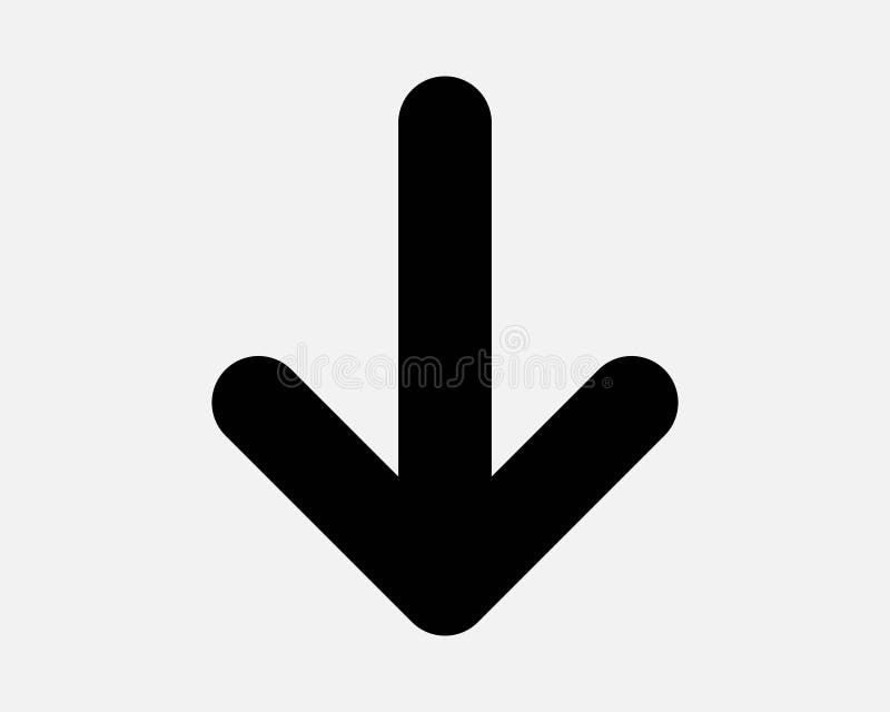 Downward Arrow Placement Stock Illustrations – 16 Downward Arrow ...