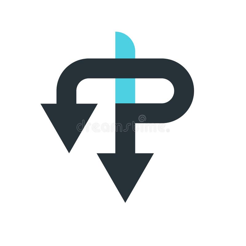 Down Arrow Icon Vector Sign and Symbol Isolated on White Background ...