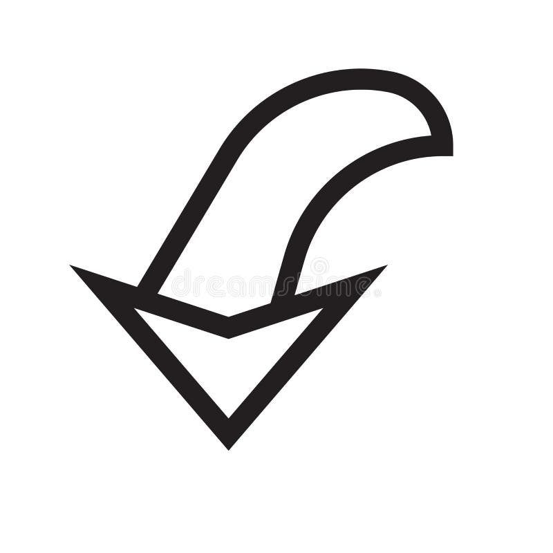 Down Arrow Icon Vector Sign and Symbol Isolated on White Background ...