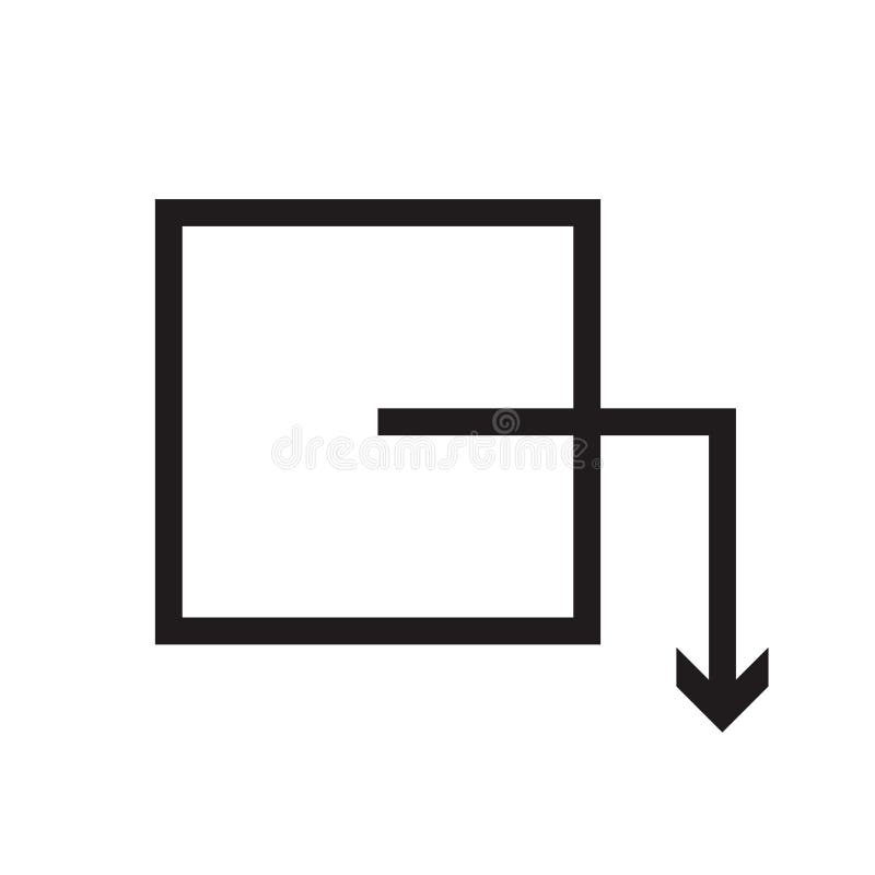 Down Arrow Icon Vector Sign and Symbol Isolated on White Background ...