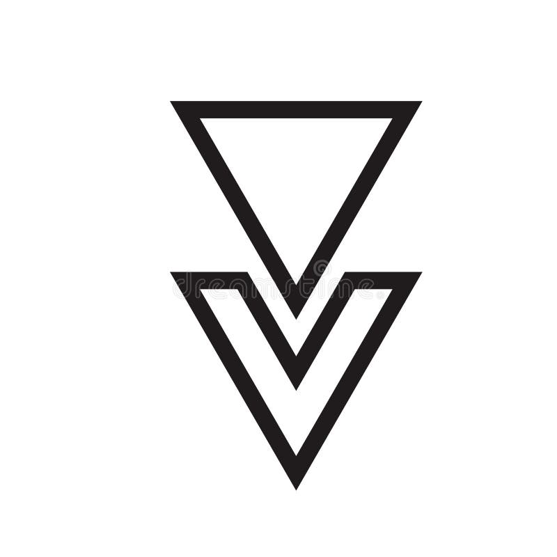 Down Arrow Icon Vector Sign and Symbol Isolated on White Background ...