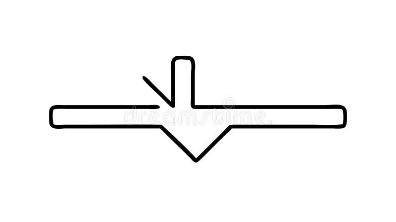 Down Arrow Indicator, Decrease and Lower, Vector Design Generative AI ...