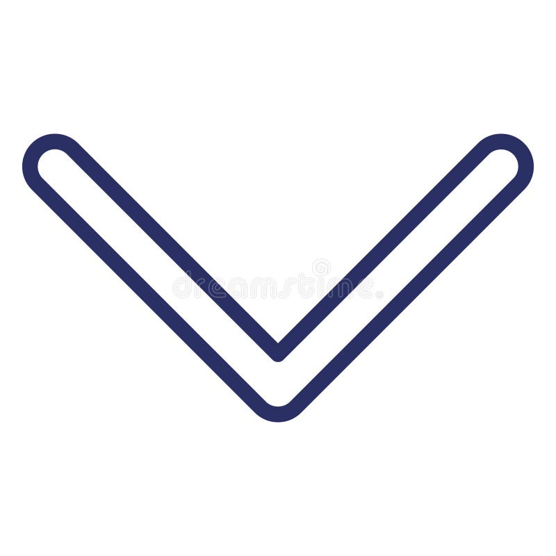 Down Arrow Isolated Isolated Vector Icon Easily Editable Easily Editable Stock Vector ...