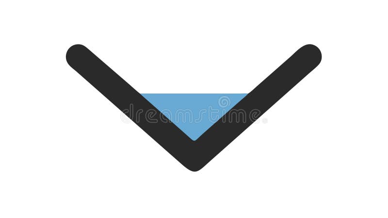 Triangle Icon Pointing Down Arrow Stock Illustrations – 463 Triangle ...