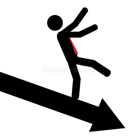 Stick Man Slip Stock Illustrations – 309 Stick Man Slip Stock ...