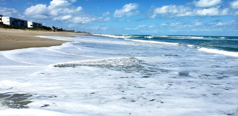 Down the beach stock photo. Image of beach, florida - 161022504