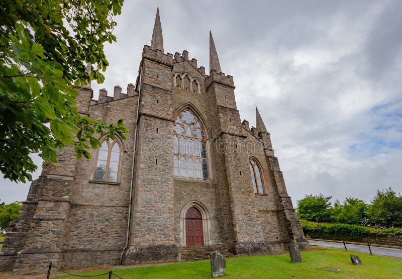Down Cathedral at Downpatrick in Northern Ireland Stock Photo - Image ...