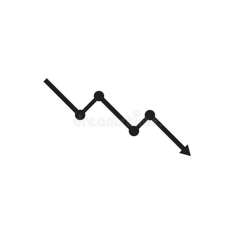 Market Trend Icon in Comic Style. Growth Arrow with Magnifier Cartoon ...
