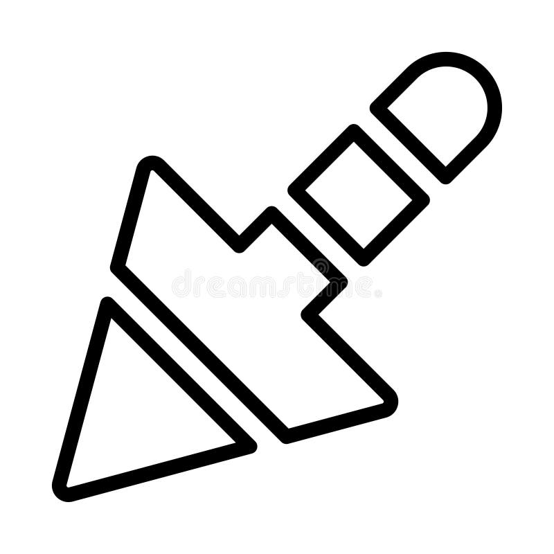 Down Left Arrow Icon stock illustration. Illustration of graphic ...