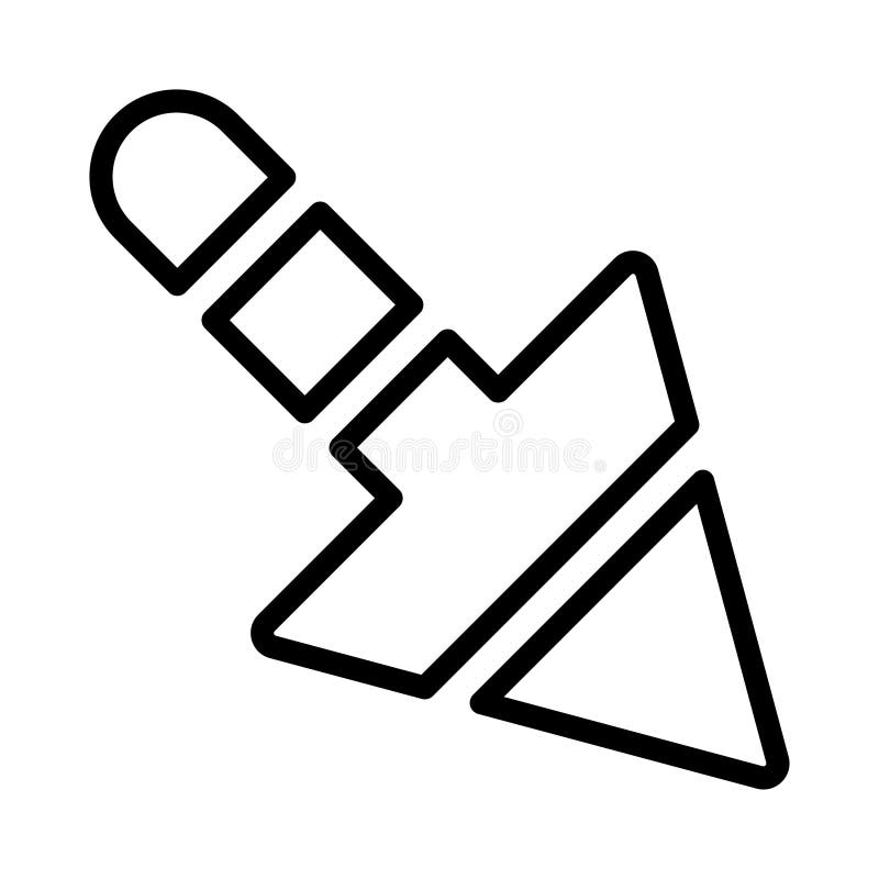 Down Right Arrow Icon stock illustration. Illustration of design ...