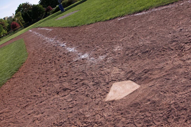 Down the Right Field Line stock image. Image of ball - 32039825
