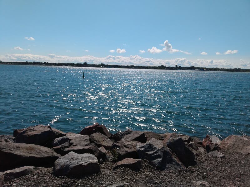Down by the River. Blue Water Stock Photo - Image of river, states ...