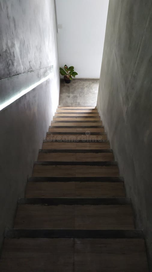 Down by stairs stock image. Image of ceiling, wall, stairs - 203962583
