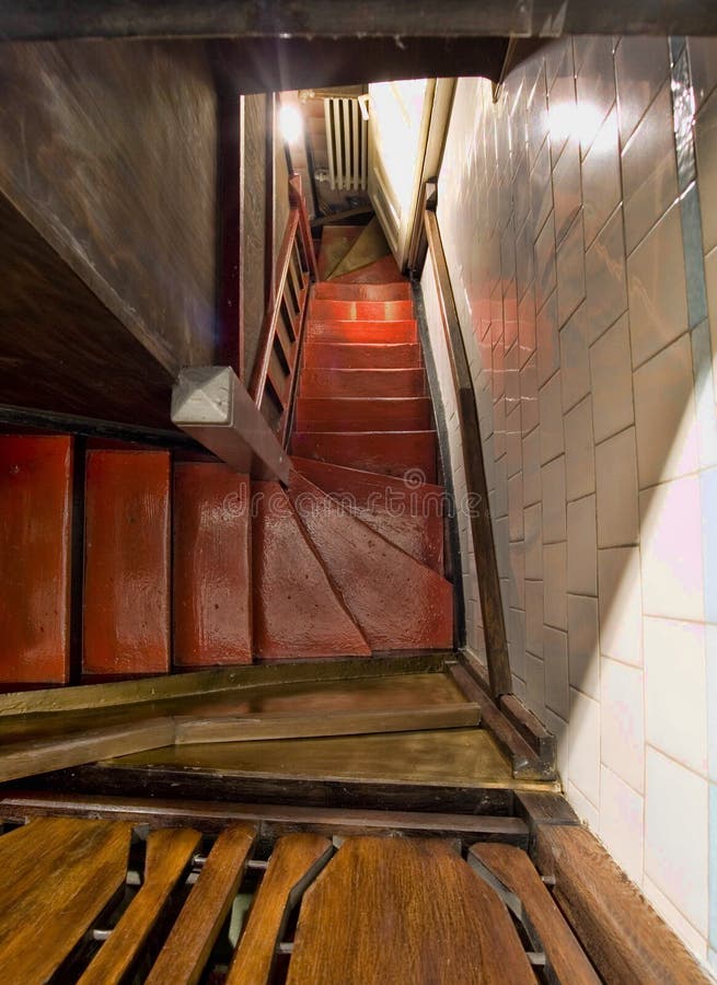 Down the stairs stock photo. Image of indoor, downward - 85132912