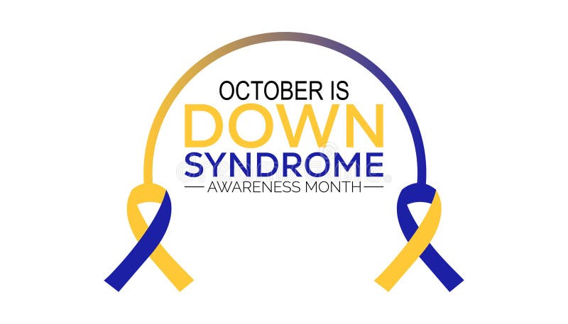 Down Syndrome Awareness Month is Observed Every Year on October. Stock ...