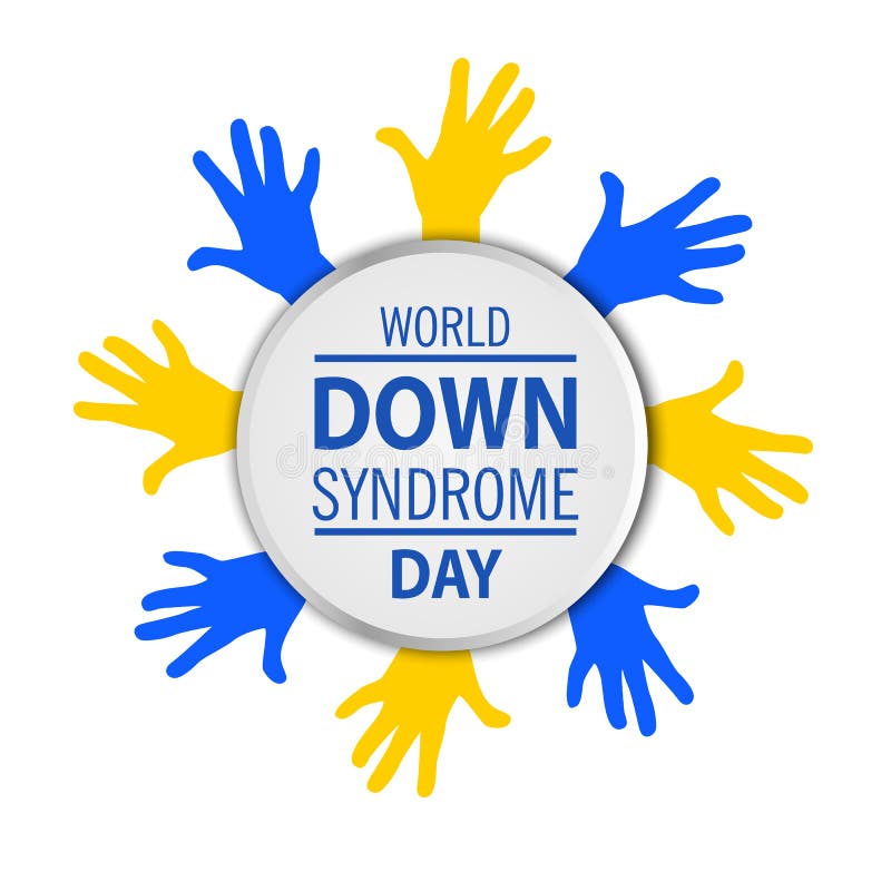 Down Syndrome Illustration, White Background, Stock Vector ...