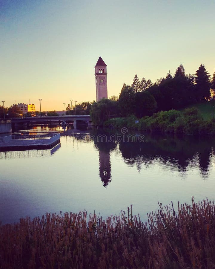Down Town Spokane Washington at the River Front Stock Photo - Image of ...