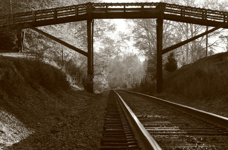 Railroad Tracks Picture. Image: 2640043