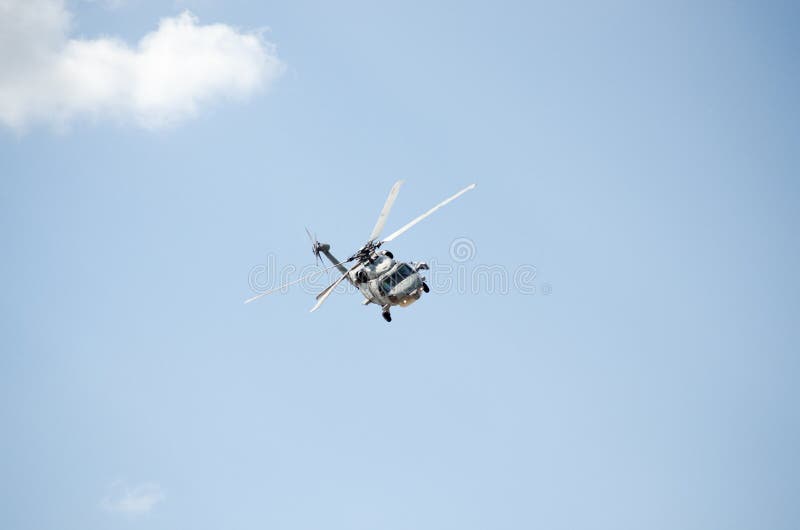 Black Hawk Helicopter Electronic Warfare Stock Photo - Image of flying ...