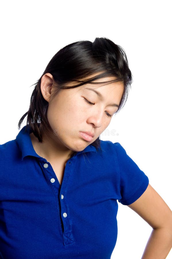 Downcast eyes stock image. Image of blue, hair, pretty - 11175501