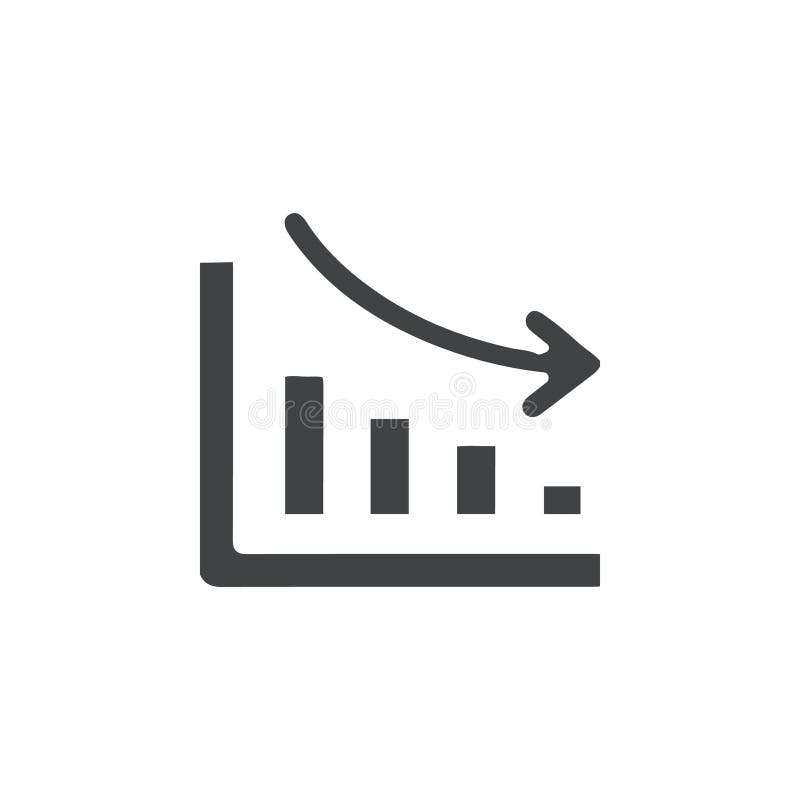 Downfall Icon Group Symbol or Sign Vector Stock Vector - Illustration ...