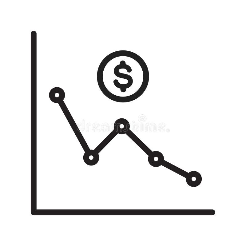 Downfall Icon Vector Image. Suitable for Mobile Apps, Web Apps and ...