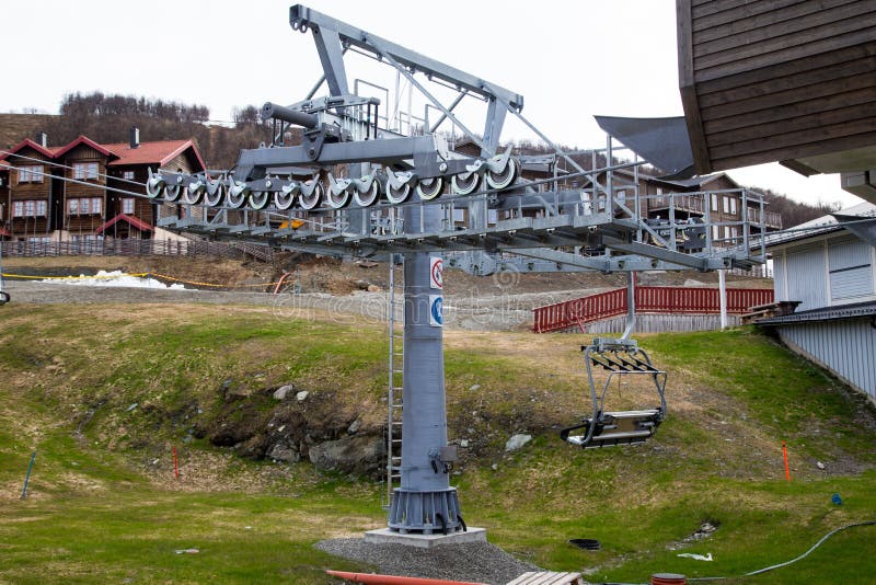 Downhill Ski Slope at Ramundberget Sweden Editorial Stock Image - Image ...