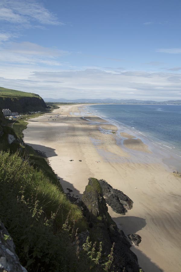 Downhill Strand Beach, Northern Ireland Stock Photo - Image of view ...
