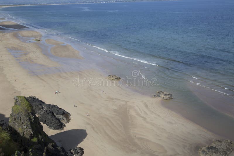 Downhill Strand Beach, Northern Ireland Stock Photo - Image of view ...
