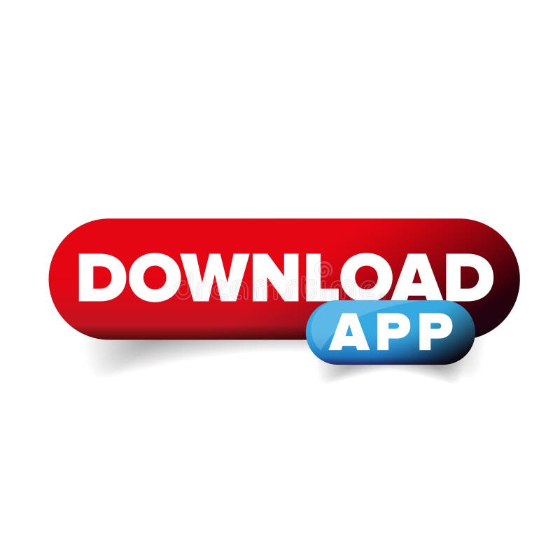 Download App button vector stock vector. Illustration of icon - 88206429