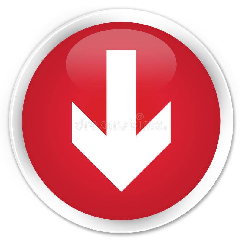 Download Arrow Icon Premium Red Round Button Stock Illustration ...