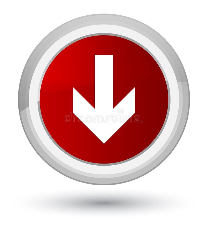 Download Arrow Icon Prime Red Round Button Stock Illustration ...