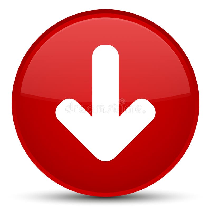 Download Arrow Icon Special Red Round Button Stock Illustration ...