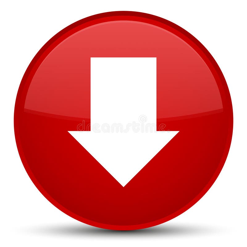 Download Arrow Icon Special Red Round Button Stock Illustration ...