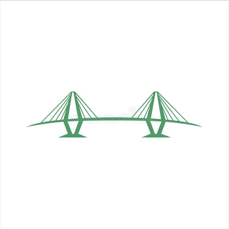 Bridge Vector Logo Graphic Modern Stock Vector - Illustration of ...