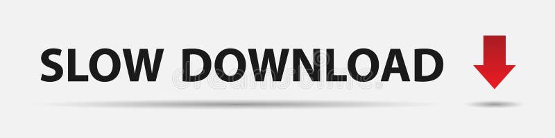 DOWNLOAD Button. Slow Download Button Stock Illustration - Illustration ...