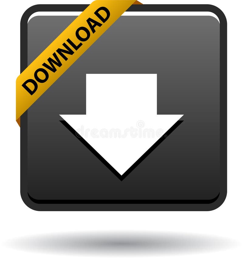 Download Button Black Stock Illustrations – 37,030 Download Button ...