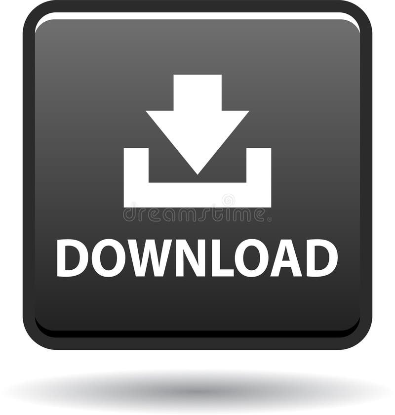 Download Button Black Stock Illustrations – 37,030 Download Button ...