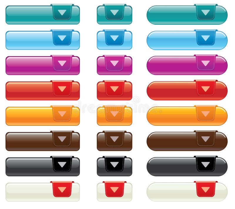 Download Buttons stock illustration. Illustration of editable - 13932697