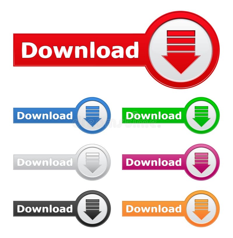 Download icon stock illustration. Illustration of shadow - 9496126