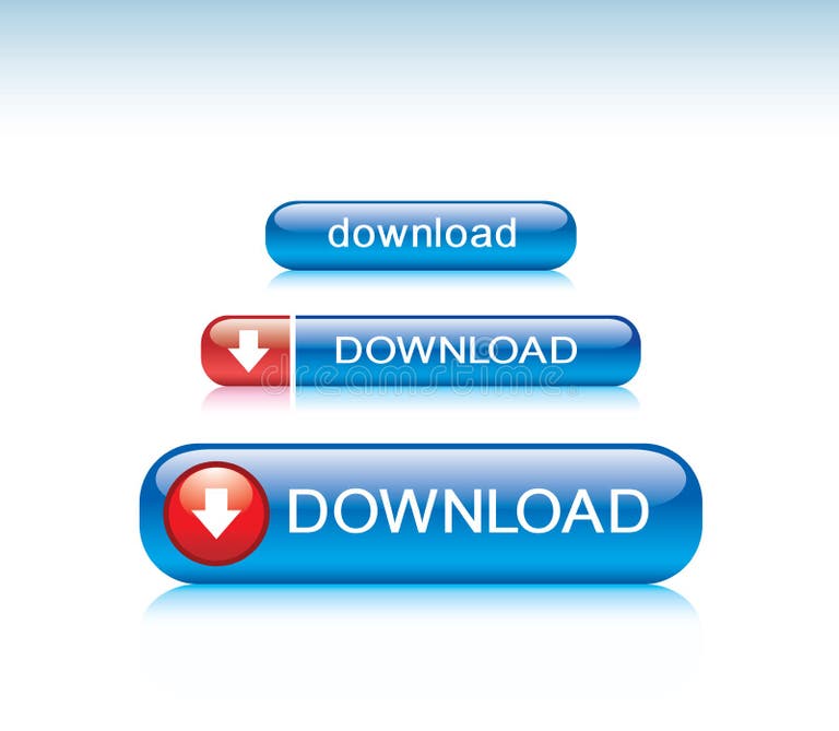 Download buttons stock illustration. Illustration of computers - 7158353
