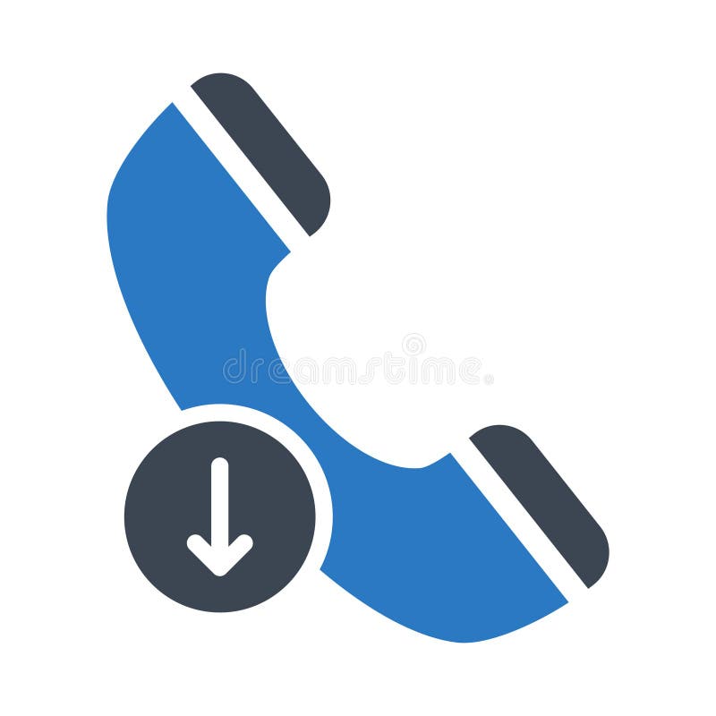 Download Call Glyph Color Vector Icon Stock Vector - Illustration of ...