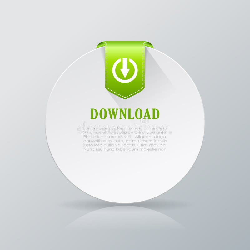 Download card icon stock vector. Illustration of modern - 79911411