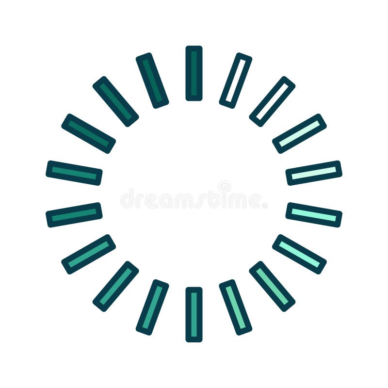 Download Color Line Icons Set. Loading Signs. Vector Illustration for ...