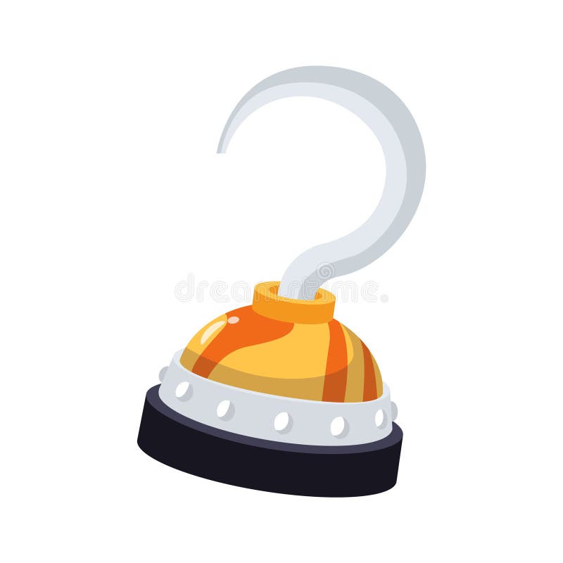 Download this Creatively Designed 3d Icon of Pirate Hook Hand Stock ...