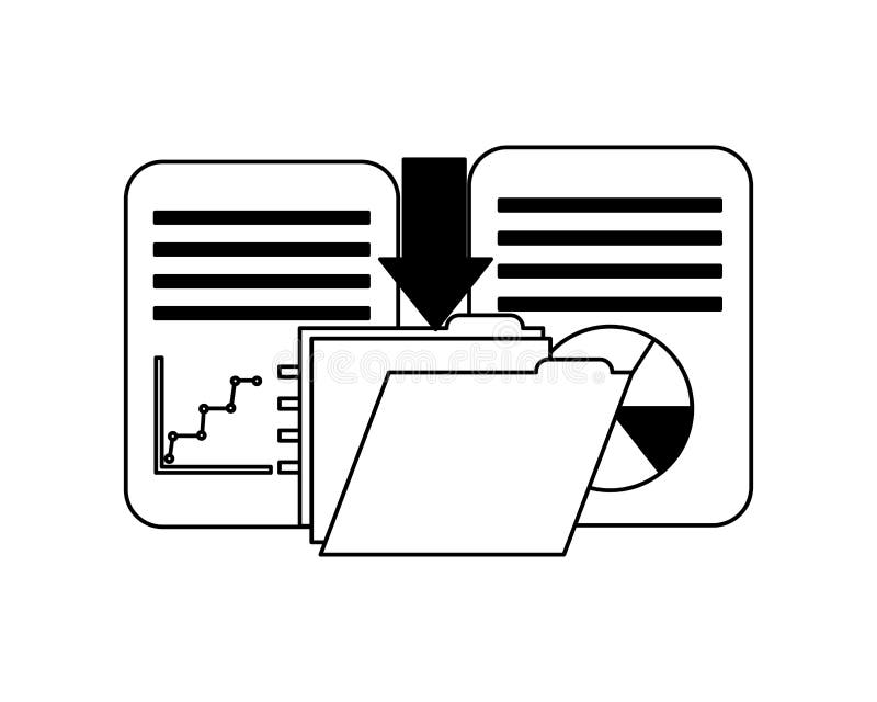 Download Data Folder File Document Report Information Stock Vector ...