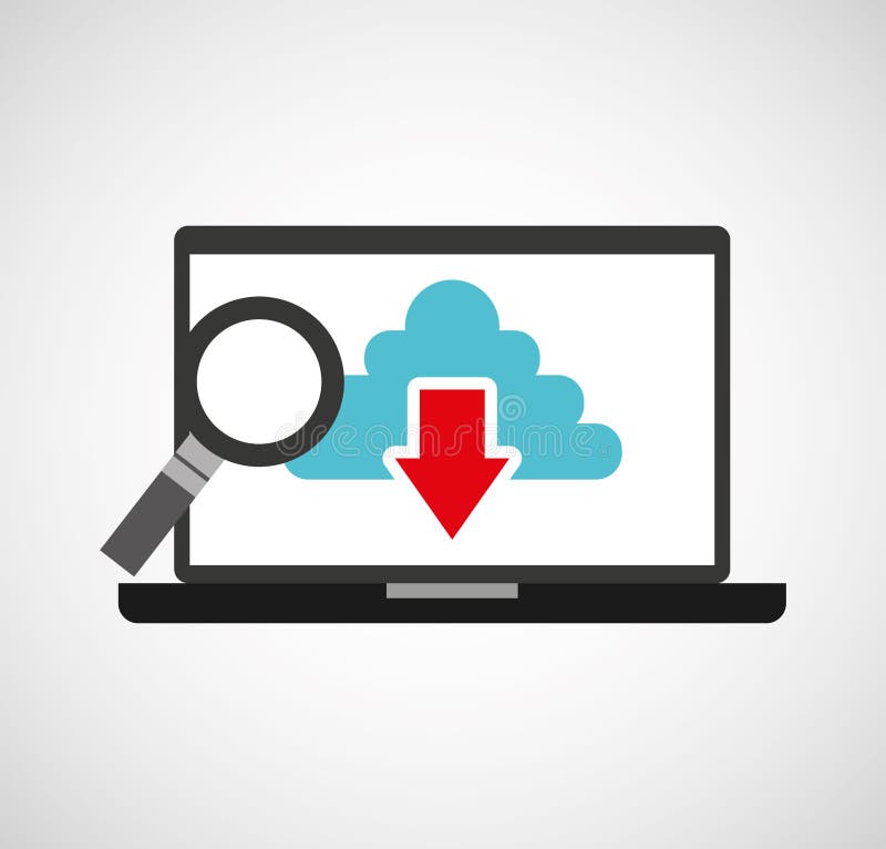 Download Digital Data Icons Stock Illustration - Illustration of ...