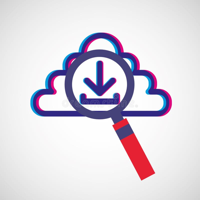 Download Digital Data Icons Stock Illustration - Illustration of ...