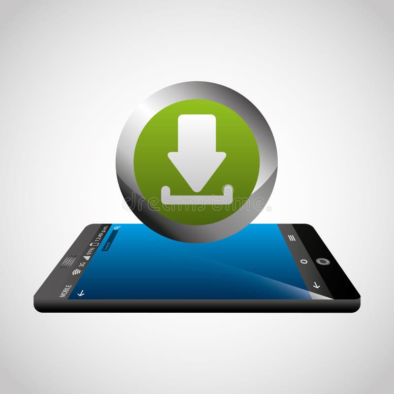 Download Digital Data Icons Stock Illustration - Illustration of symbol ...